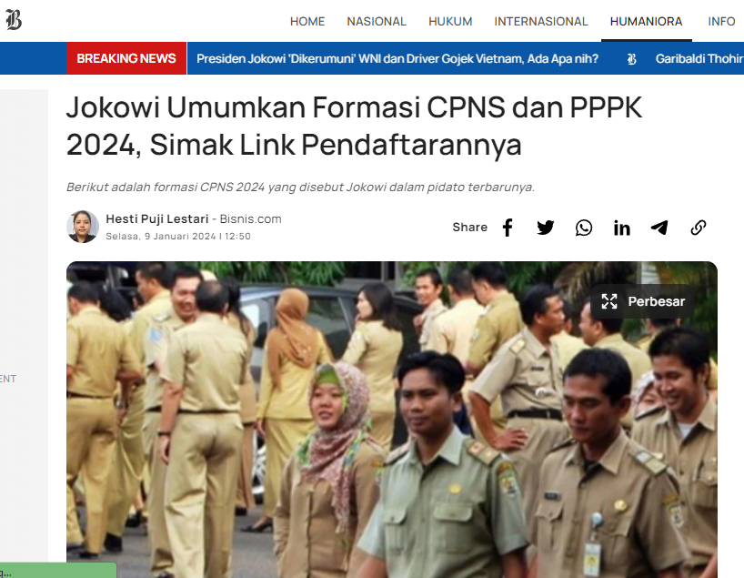 INFO CPNS 2024