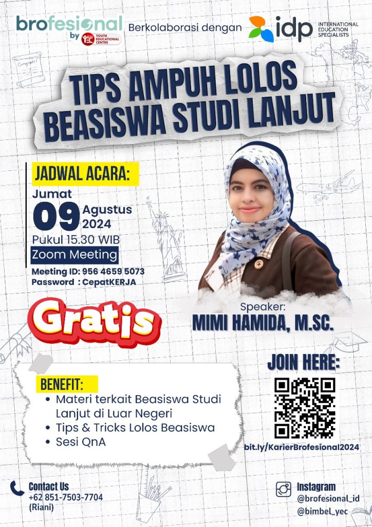 TIPS AMPUH LOLOS BEASISWA STUDI LANJUT KE LUAR NEGERI