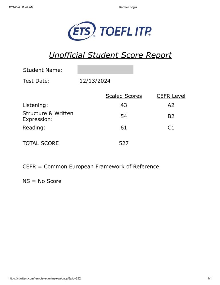Ikuti Tes TOEFL ITP Official Berlisensi Daftar Sekarang!