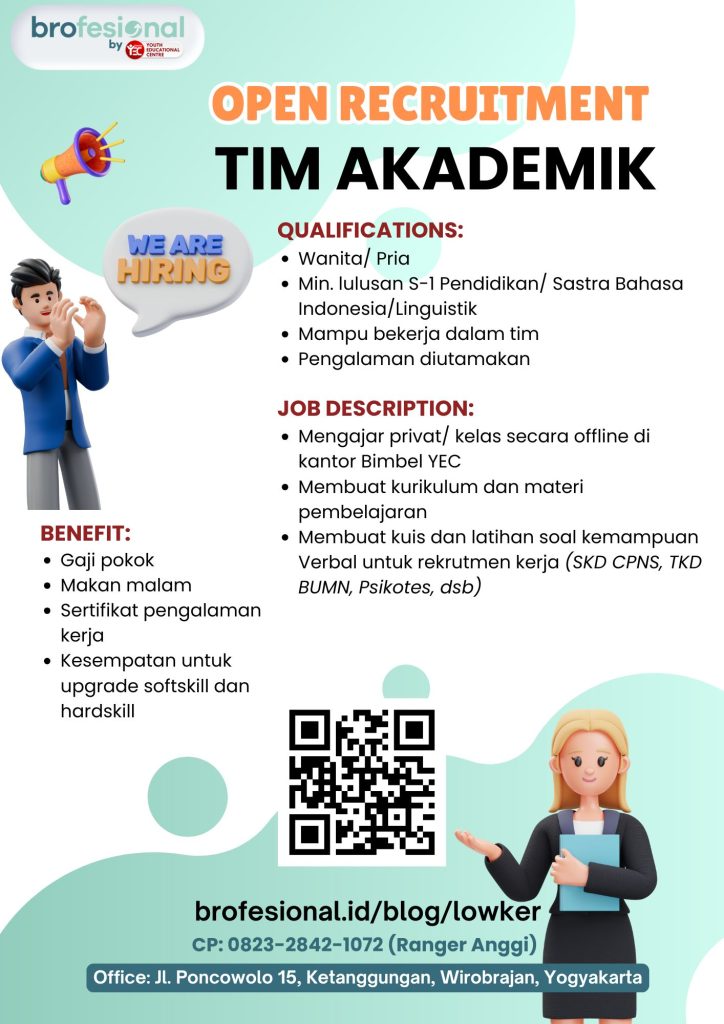 OPEN RECRUITMENT TIM AKADEMIK
