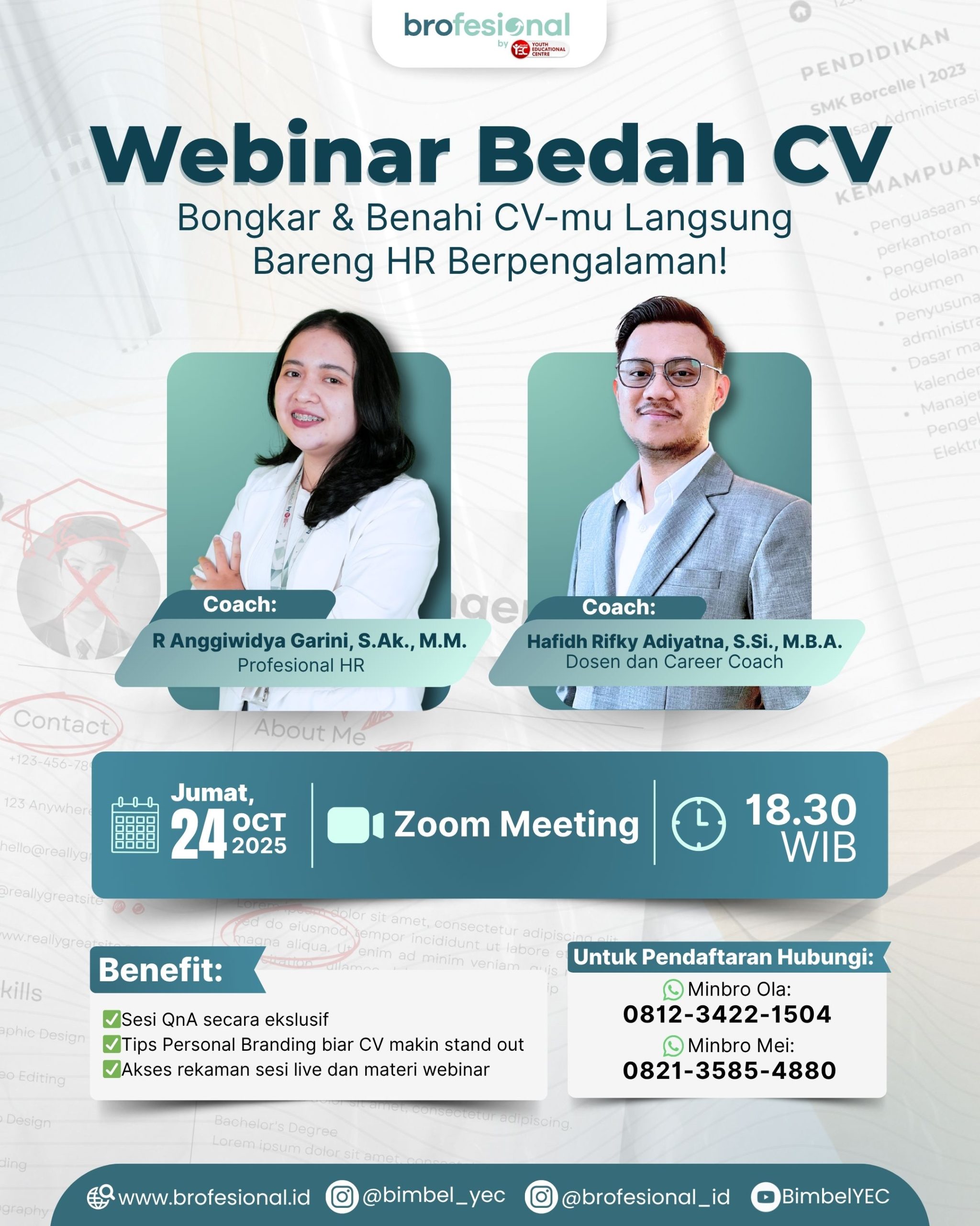 Webinar Bedah CV 2025